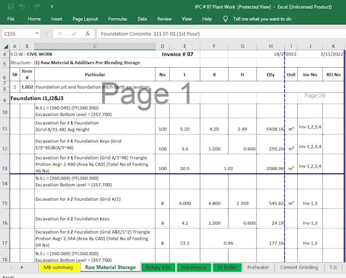 Do material takeoff and cost estimation of civil projects by Mustafa_farooqi | Fiverr