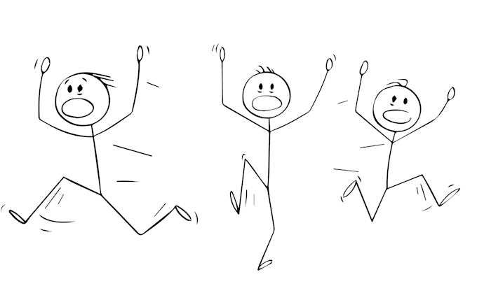 Draw stickman or stick figure people line sketch art by Abdul_raouf796 ...