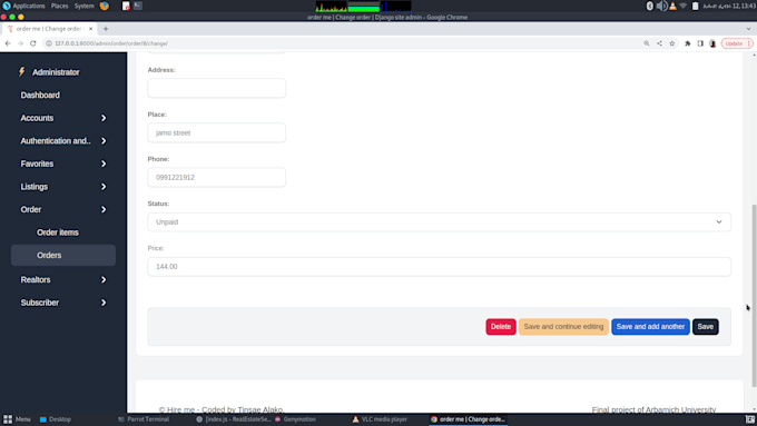 Do develop full stack website using django by Wiztinsing | Fiverr Do develop full stack website using django by Wiztinsing | Fiverr