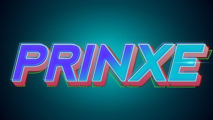 Make 3d name text by Prinxeop | Fiverr