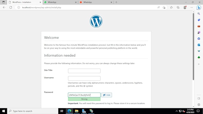 Install Wordpress On Windows Server 2022 Without Using Web Platform Installer By Aromeremix Fiverr