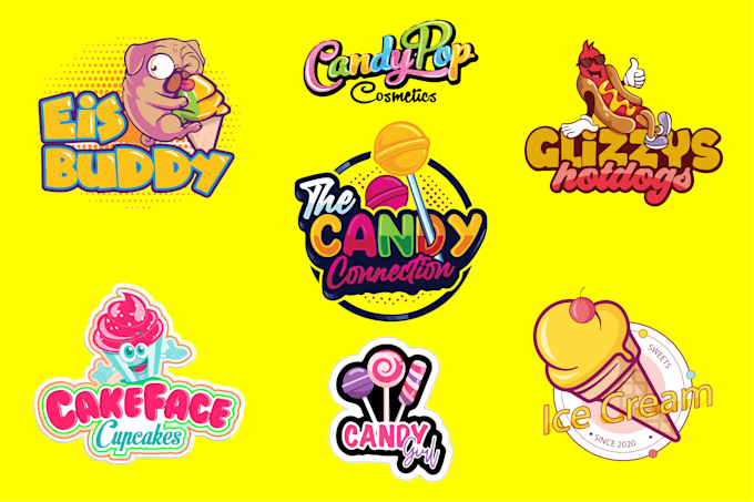 Design candy, ice cream, bakery, sweets, or food logo by Sofiagill148 ...