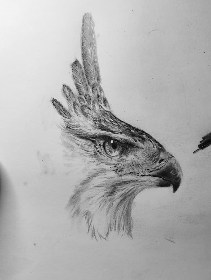 Draw your mini portrait in pencil by Yurioliveiraart | Fiverr