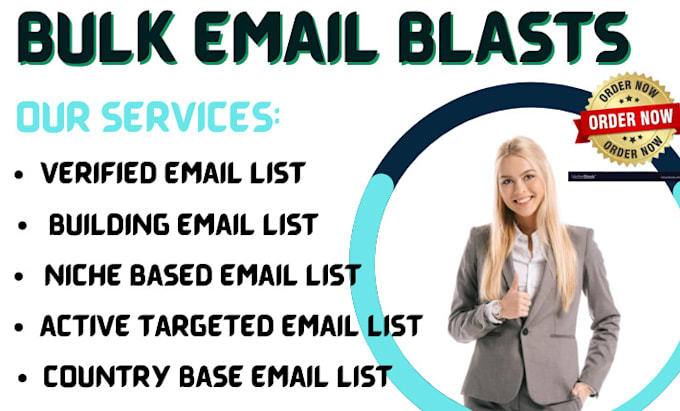 Send 100m bulk email blast, send mass emails, blast bulk emails to your ...