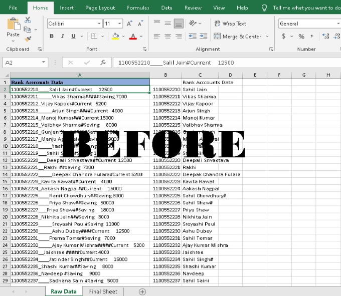 Do Data Cleaning Sorting Or Separate Excel Or Csv By Deepanshus19 Fiverr