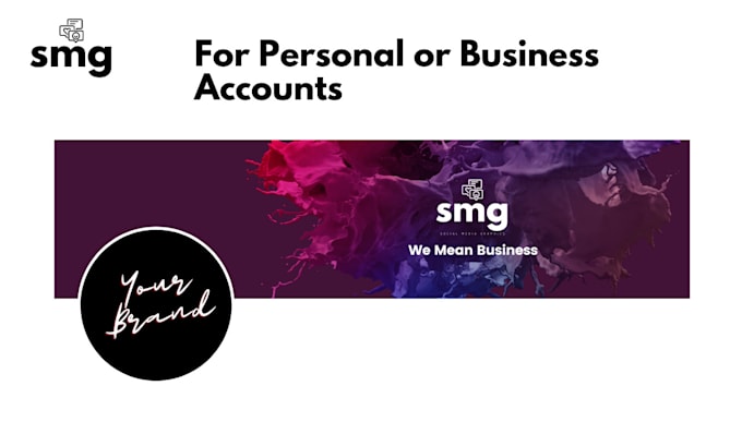 Make your twitter profile and header graphics by Smgdsign | Fiverr