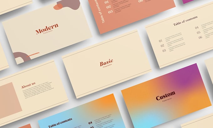 Design professional presentation for your needs by Giorgiaronca | Fiverr