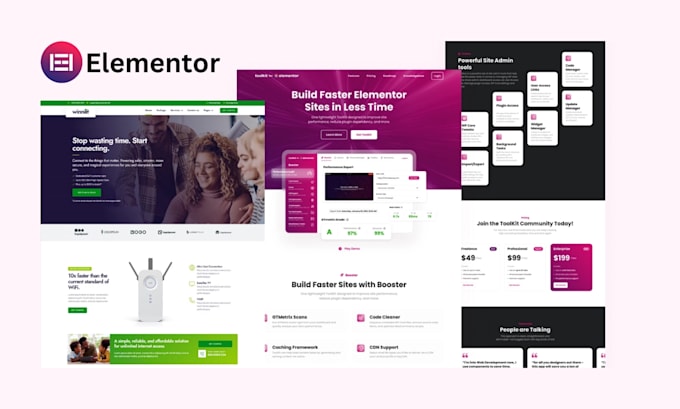 Build a modern and responsive wordpress website with elementor and ...