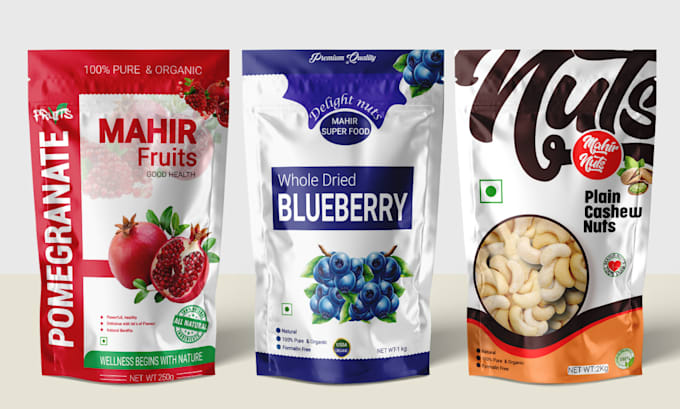 Make pouch design, product packaging, food packaging, and label design ...
