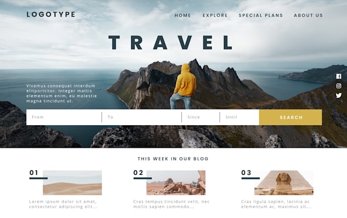Design elegant wordpress website and theme customization by ...