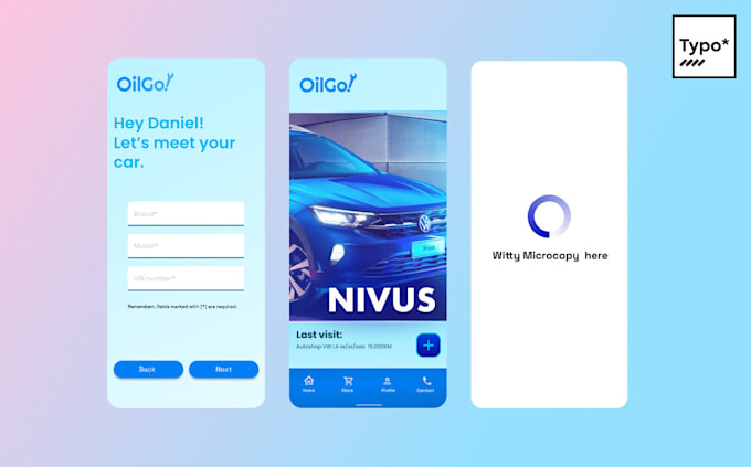 Design low to high fidelity screens for an app or website by Silverkyo ...