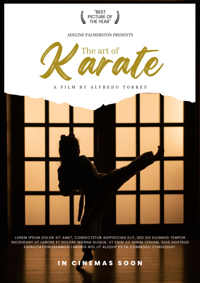 Design unique and creative posters by Violet_nk | Fiverr