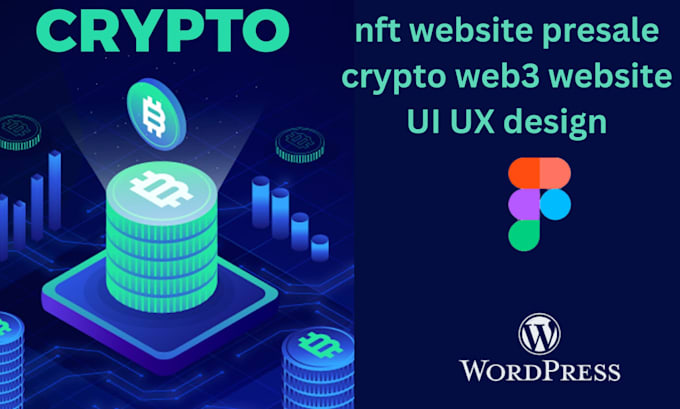 Design crypto website, web3 ui ux design on figma and update wordpress website by Olufemi ...