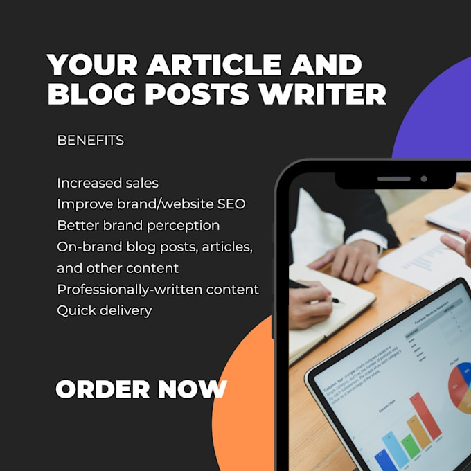 Write top tier articles and blog posts for your business by Snanjoda ...