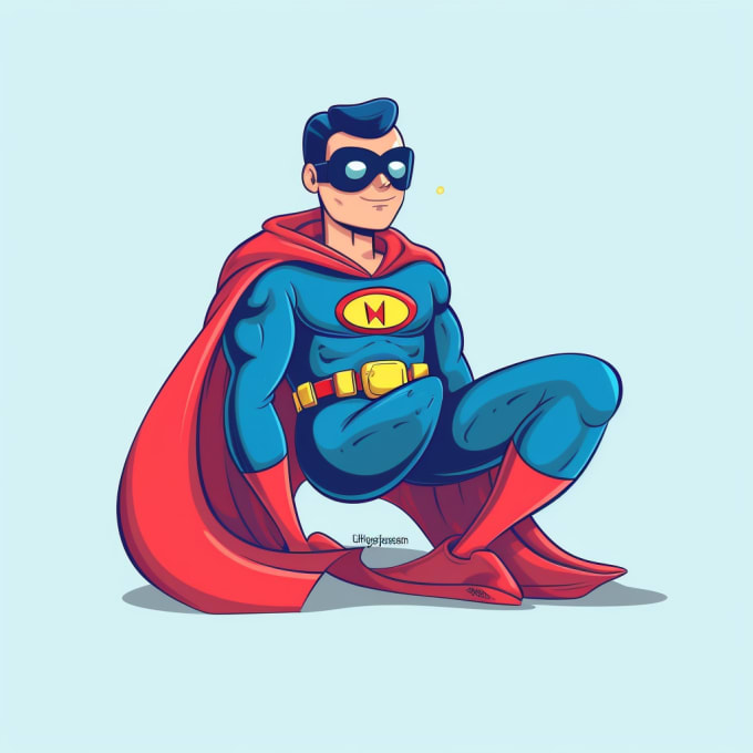 Draw superhero character for you by Avageworks | Fiverr