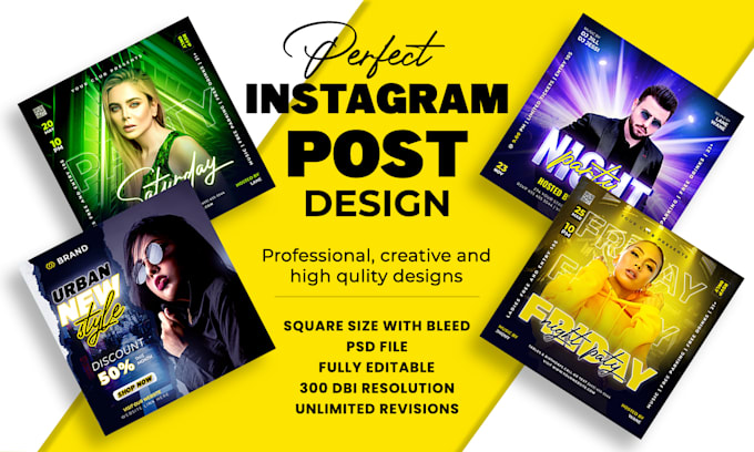Design stunning social media posters banners profile headers and covers ...