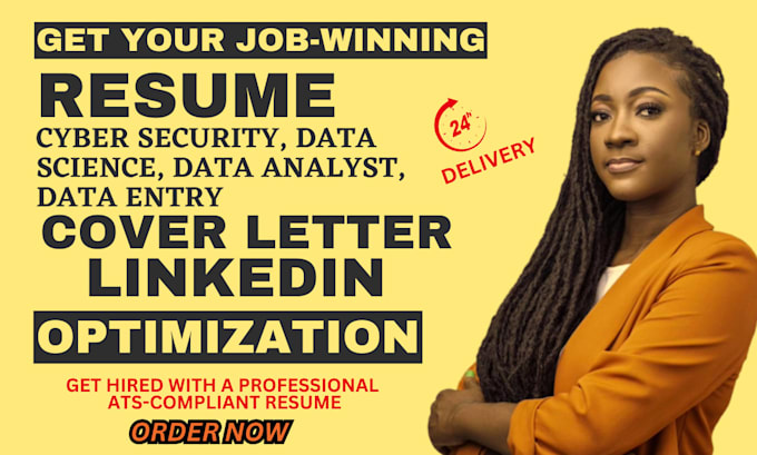 A write professional data science, cyber security, data analyst, resume by Nainwill_resume | Fiverr