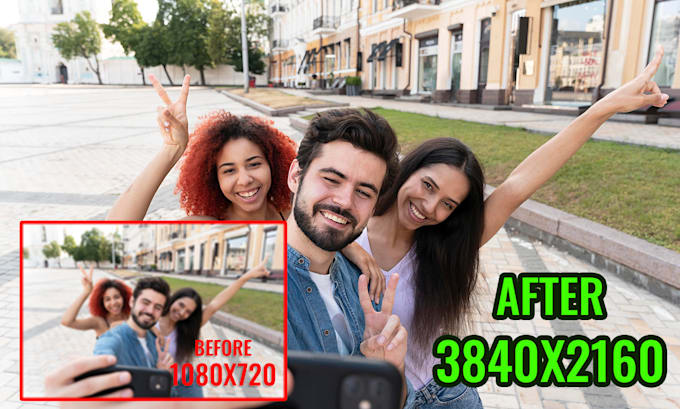 Enhance the blurry image and make it high resolution by Xfiu123 | Fiverr