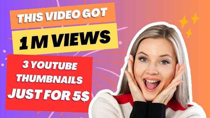 Create eye catching youtube thumbnails in 3 hours by Mfdsalar | Fiverr