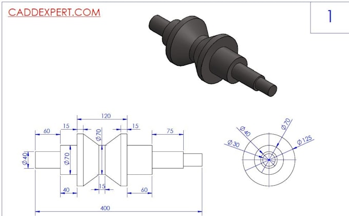 3d modeling and 2d drawing using solidworks, catia, creo by ...