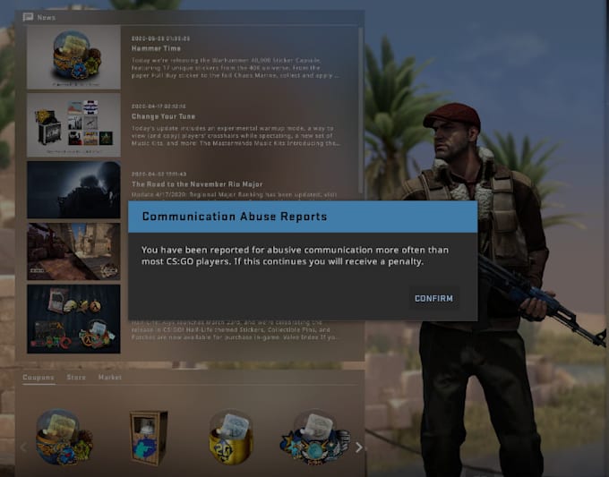 Report players in csgo by Jarglusau | Fiverr