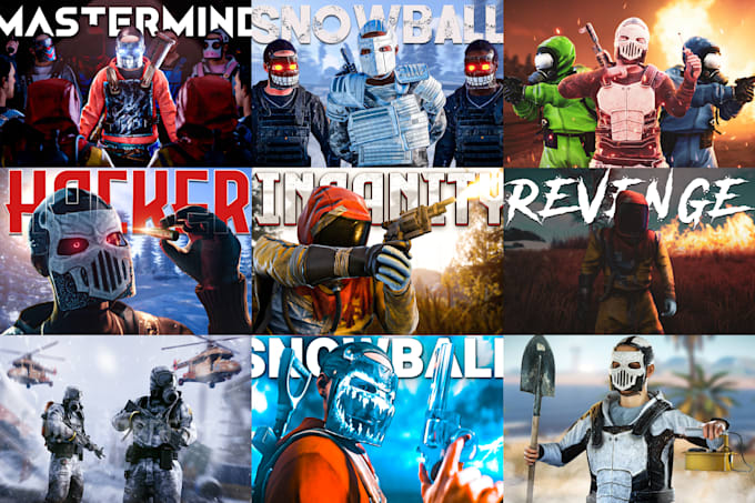 Make an amazing rust themed youtube thumbnail by Emperorgfx7 | Fiverr