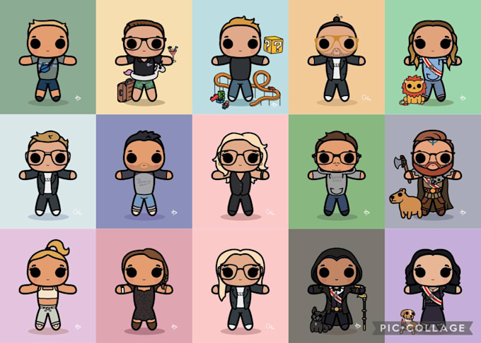 Create a personalised character with an unique cartoon style by ...