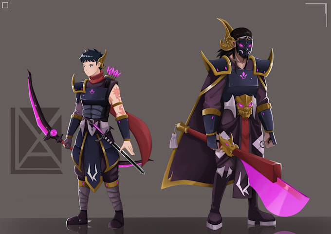 Make creative character concept art for you by Nauvaladitya | Fiverr