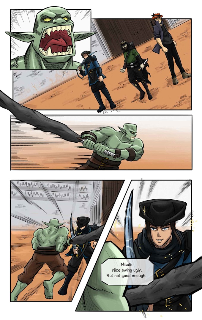 Design custom comic book art for your project by Lexpert89 | Fiverr