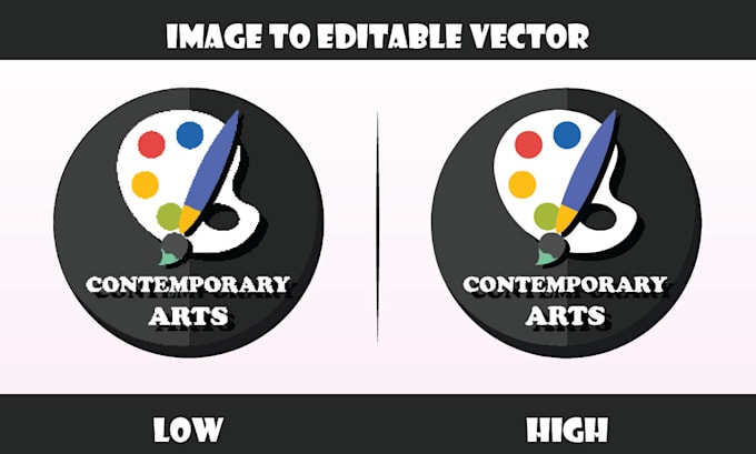 Enhance vector images such as logo, ids, posters, etc by ...