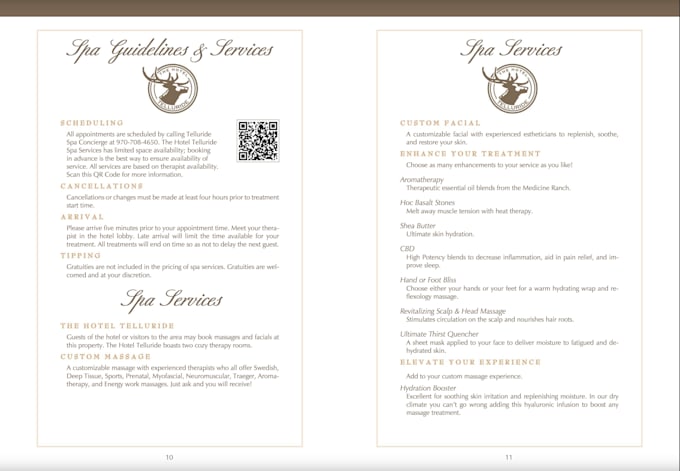 Design stellar restaurant, spa menus or advertisements by Creastell ...