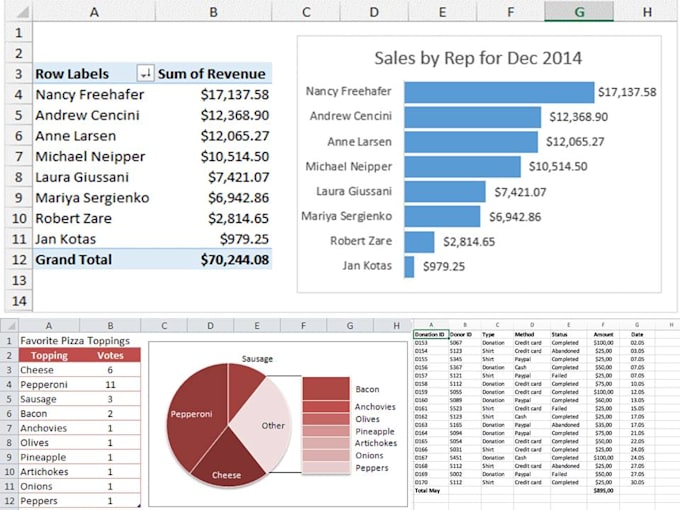 Help you on excel formulas, pivot tables, graphs and more by Ash_javed | Fiverr