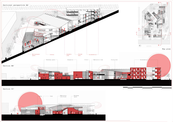 Render your architectural plans and sections by Somyainani | Fiverr
