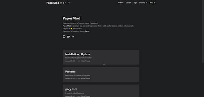 Install and configure static hugo site by Devshimitsu | Fiverr
