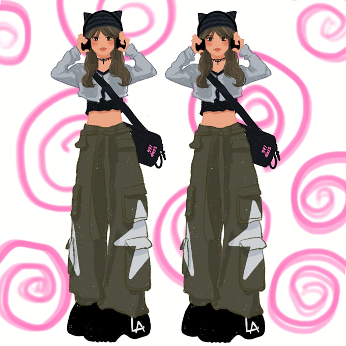 Draw you a y2k illustration for you by Gracejrp | Fiverr