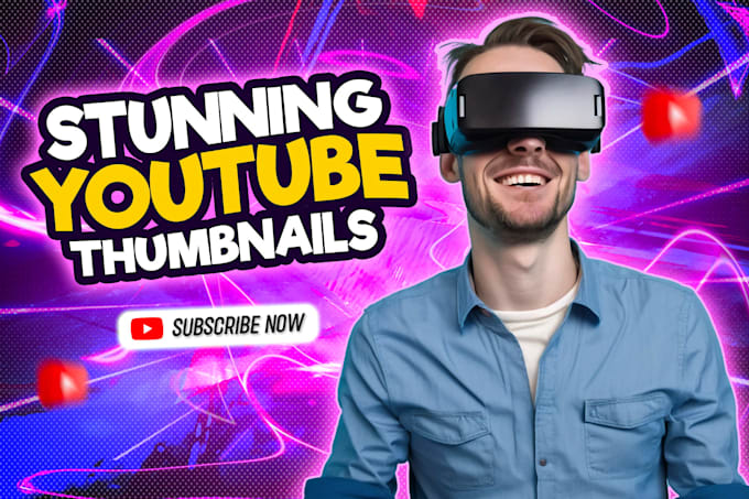 Design attractive eye catchy youtube thumbnails by Simasproduction | Fiverr