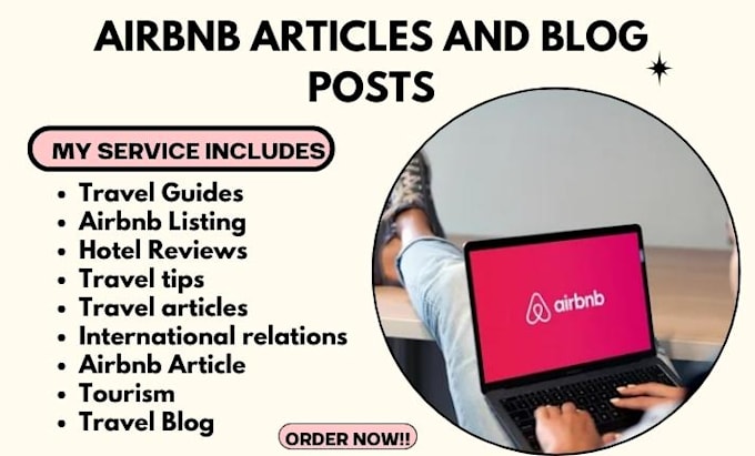 Write airbnb article, tourism, camping, destination, travel guides blog ...