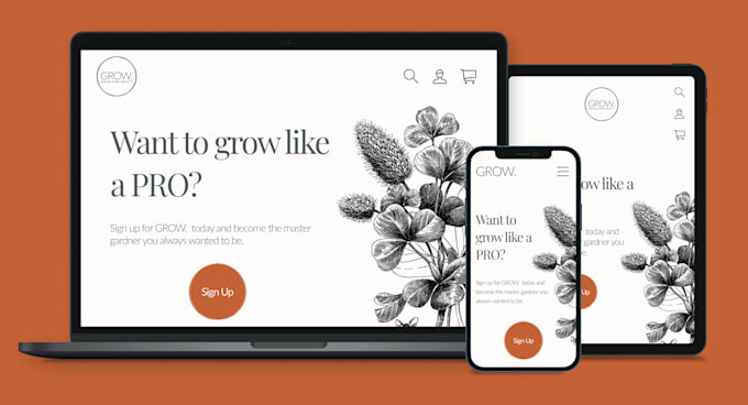 Create stunning custom responsive ux ui designs by Marika309 | Fiverr