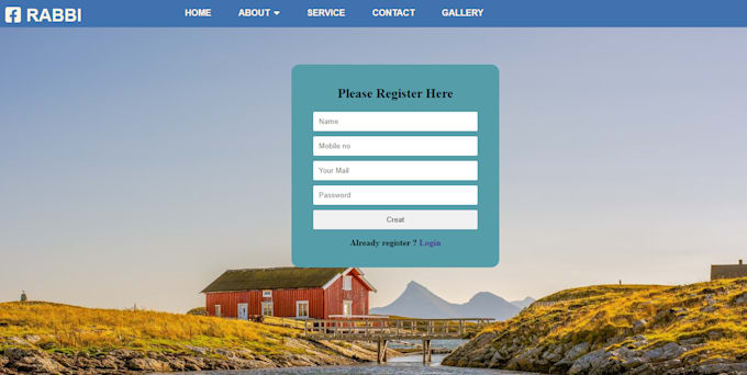 Design stunning login and registration forms by Fazlerabbi23 | Fiverr