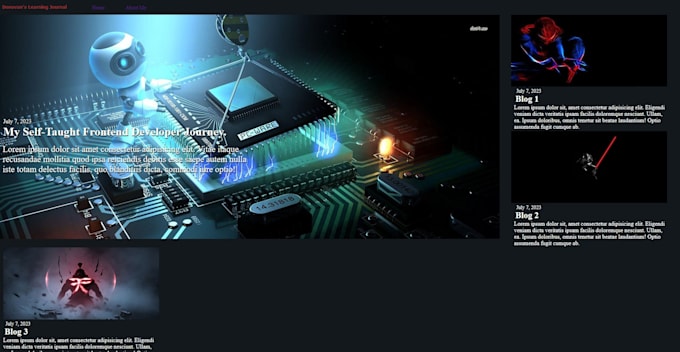 Create a dynamic landing page for you by Donovangibson89 | Fiverr