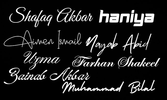 Design creative handwriting, cursive, scripted, signature, handwritten ...