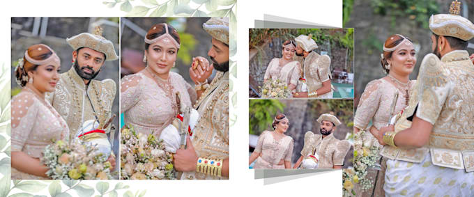 Do wedding album design service by Chammaretoucher | Fiverr