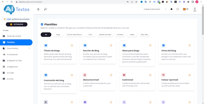 Build your saas ai content generator platform by Fulltechmonkey | Fiverr