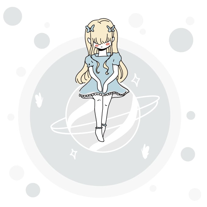 Draw anime style, cute kawaii pfps and icons by Imoart | Fiverr