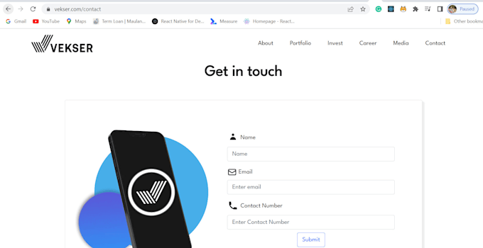 Build dynamic and responsive web applications by Sayedasifali | Fiverr