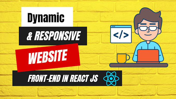 Develop responsive front end websites with react js and api integration ...