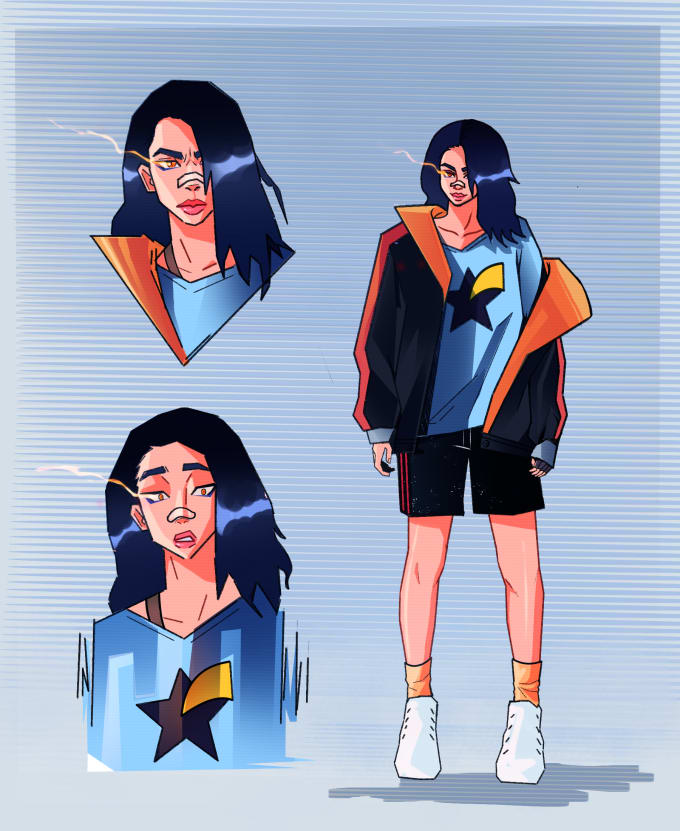 Make a good character sheet of your oc by Art_geniusgabby | Fiverr