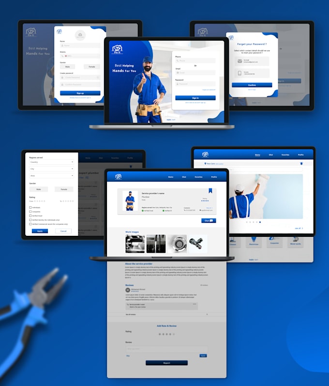 Do a perfect website and application design using figma by Sherouk ...