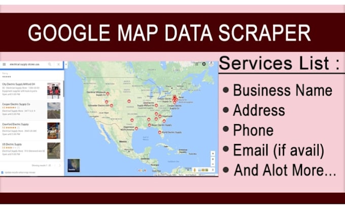 Scrap data from google maps by Akshayrao256 | Fiverr