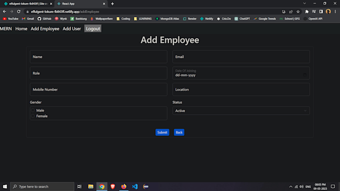 Create a basic full stack crud application by Saipruthvik | Fiverr